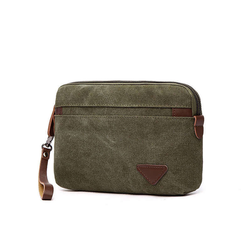 Canvas Multi-Purpose Clutch Bag - Versatile & Unisex