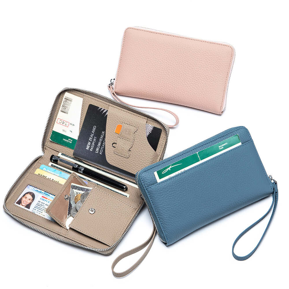 RFID Passport Wallet NZ – Leather Travel Wallet | GDPS Bag